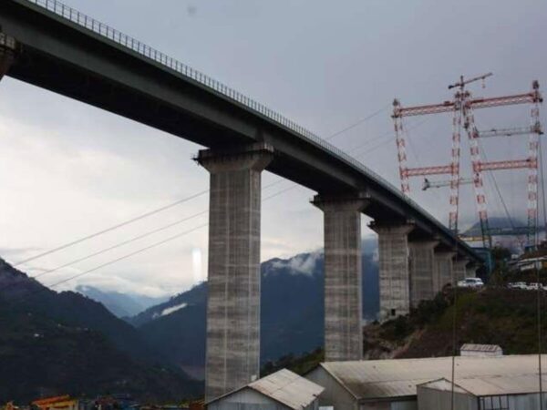 Despite challenges, world's tallest railway bridge to come up in ...