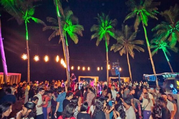 People At Goa's Baga Beach Gather For New Year Celebration Amid Fears ...