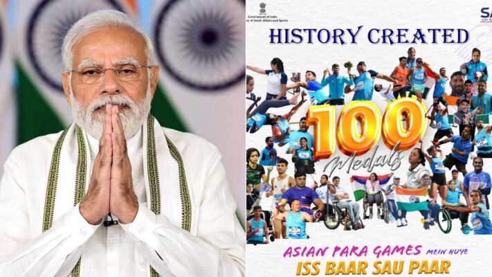 India Celebrates 100-Medal Milestone at Hangzhou Para Asian Games ...