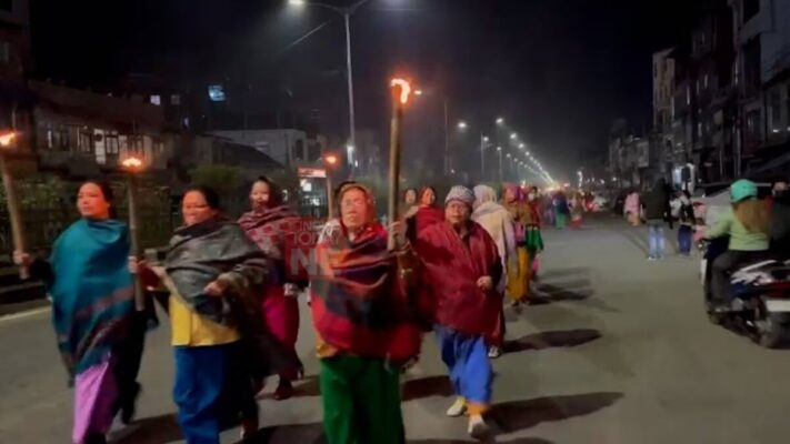 Protest Unfolds in Imphal, Manipur: Women March Towards CM Secretariat ...