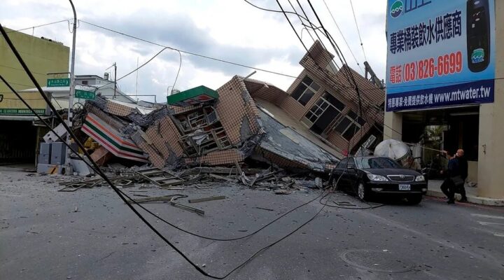 7.4 Magnitude Earthquake Hits Taiwan, Collapsing Buildings; Tsunami ...